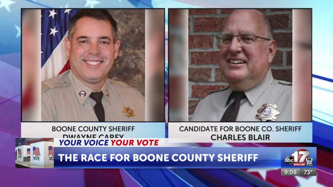 Boone County Sheriff Dwayne Carey, Charles Blair run against each other ...