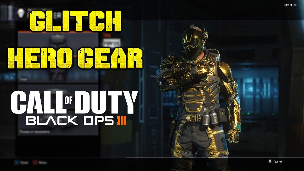 [BO3] Gold Heroes Specialist Glitch w/ Bowie Knife On It - YouTube