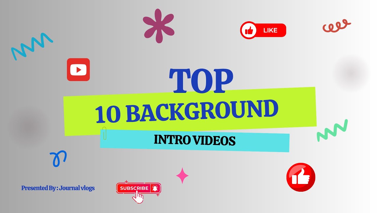 PowerPoint Animation template of "Epic YouTube TOP 10 intro videos ppt ...