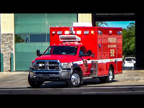 Phoenix Fire Rescue 52 Responding / Shutting down - YouTube