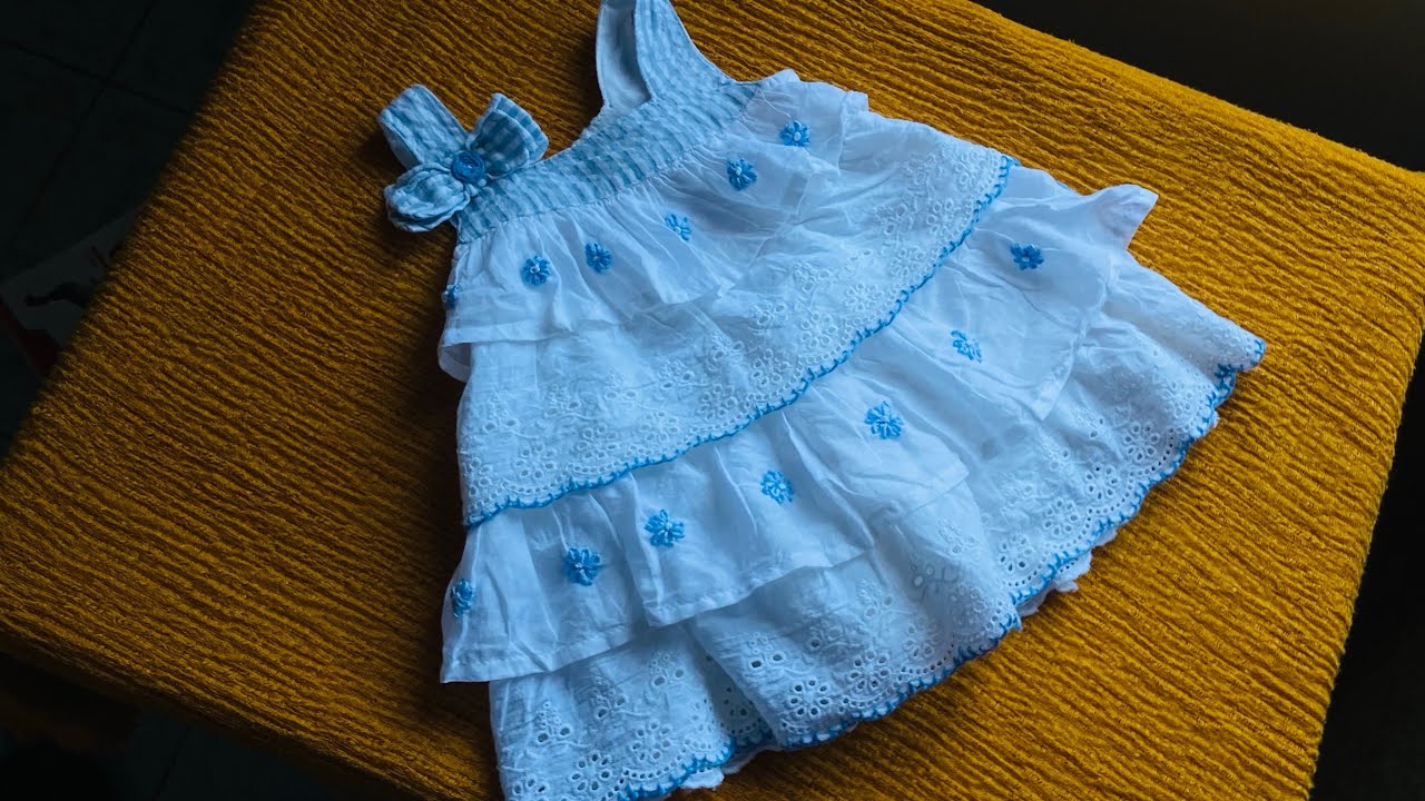 Simple Baby Frock Design || Baby frock Hand Embroidery || Frock Design ...