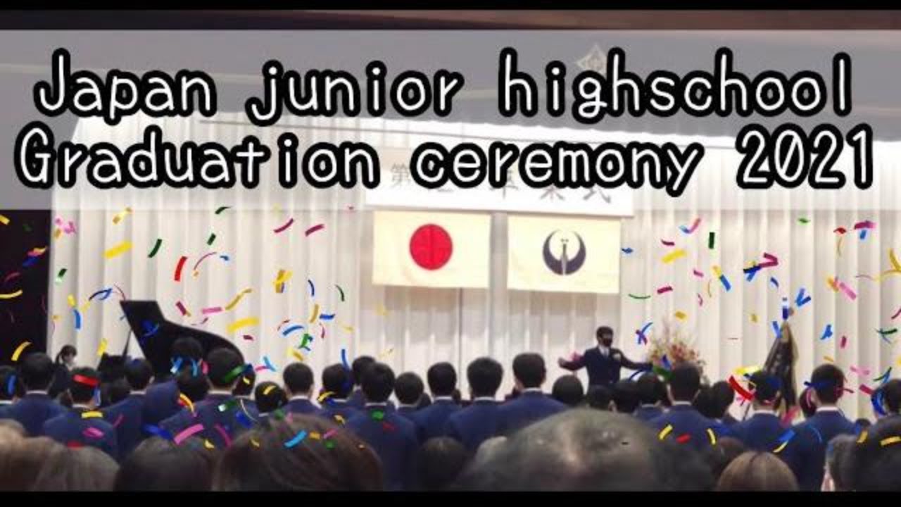 Japan highschool graduation ceremony 2021 - YouTube