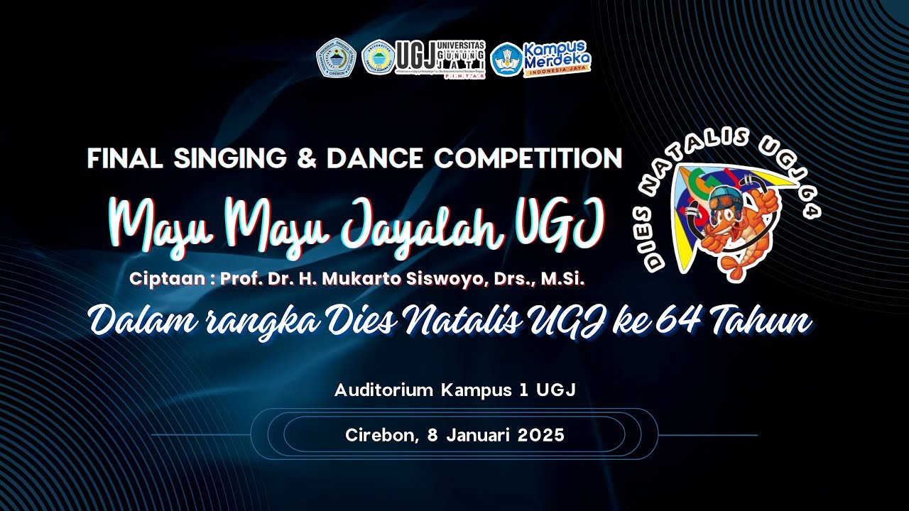 FINAL SINGING AND DANCE COMPETITION MAJU MAJU JAYALAH UGJ - YouTube