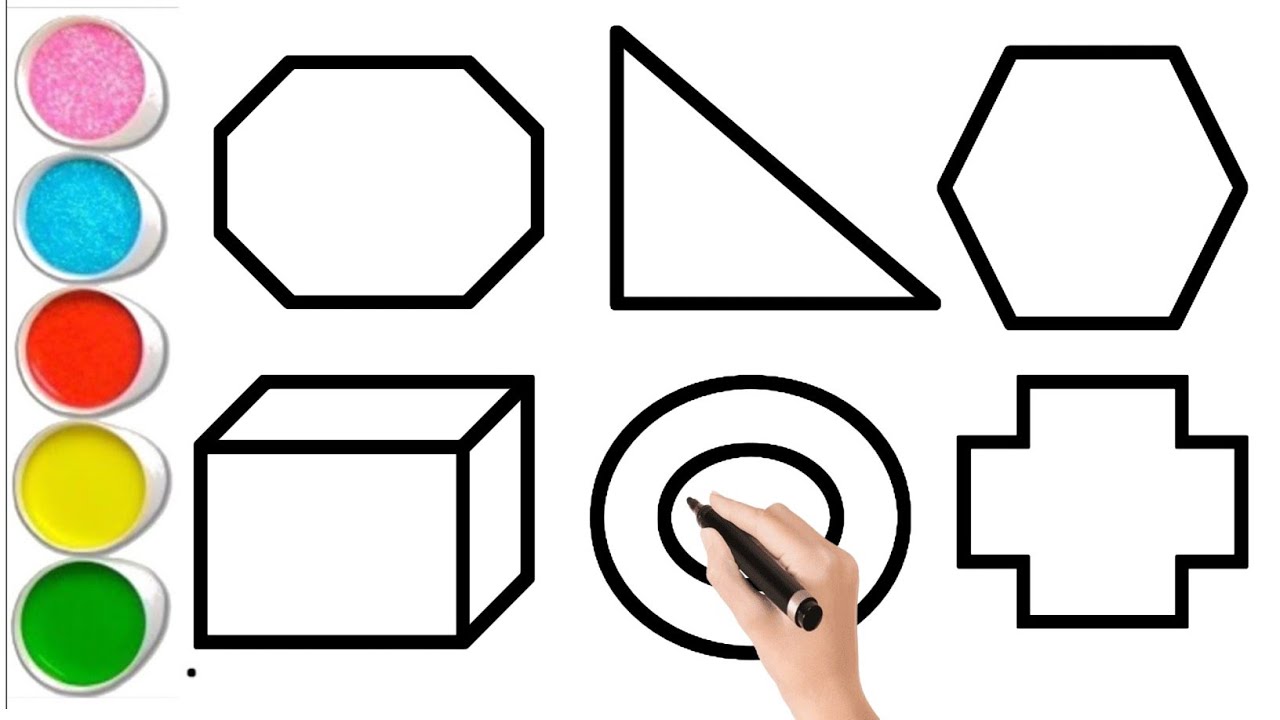 Fun and Easy Shape Drawing Challenge for Kids - YouTube