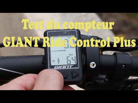 Test du compteur Ride Control Plus (pour VTT éléctrique Giant 2020)