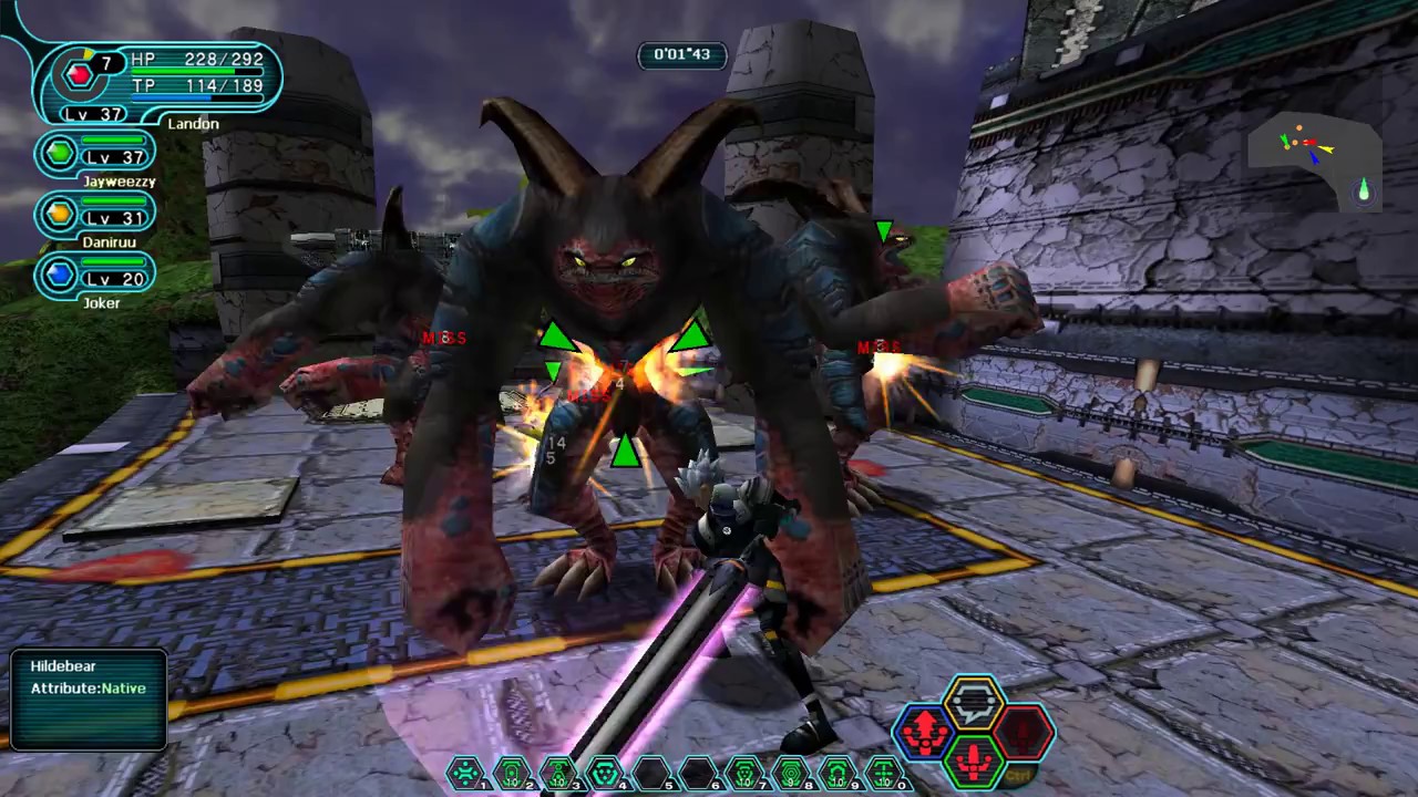 Let's Play PSO Phantasy Star Online - Humar - Episode 8 - Ding Level 40 ...