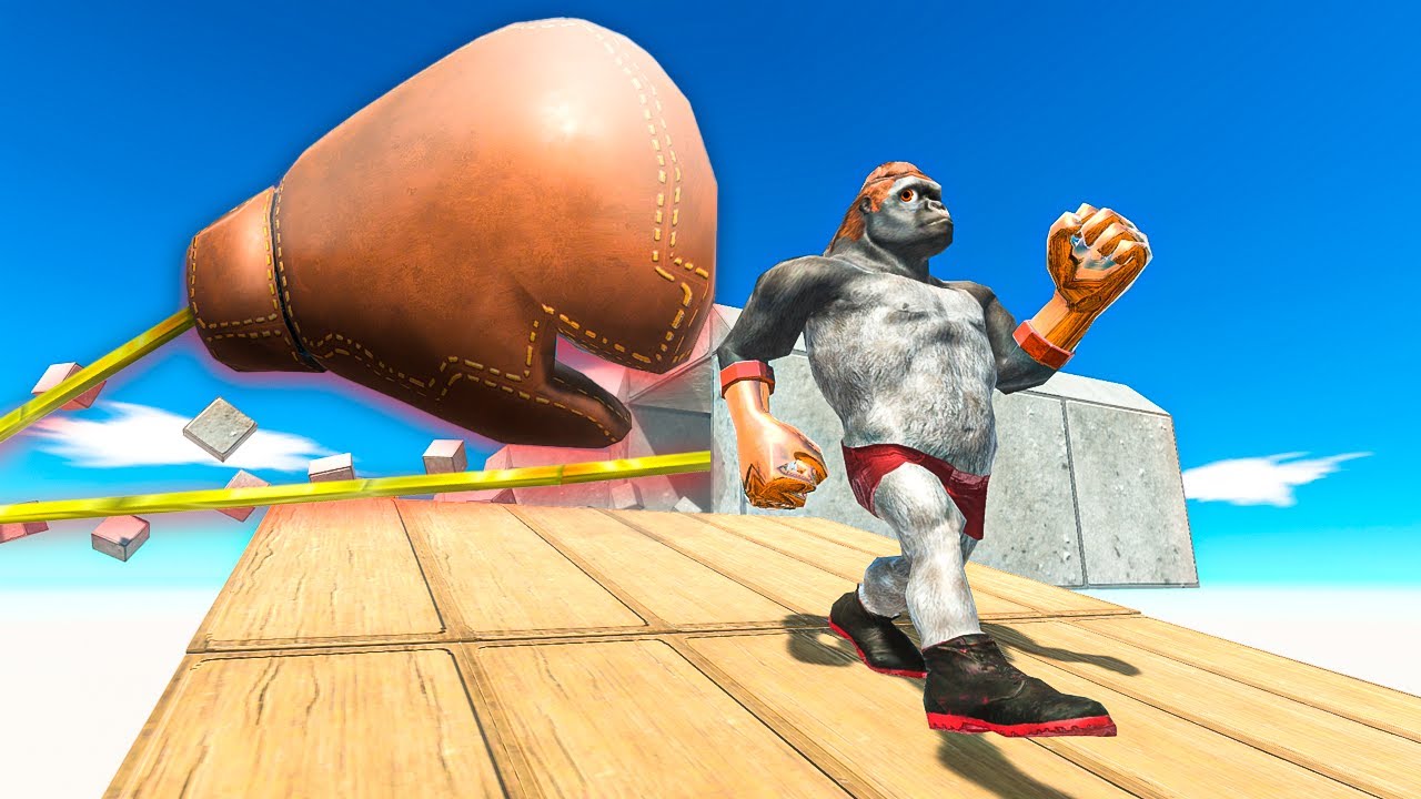 BE FAST and ESCAPE from DEADLY BOXING GLOVES - Animal Revolt Battle ...