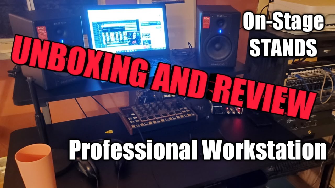 On-Stage Stands Professional Workstation Unboxing and Review - YouTube
