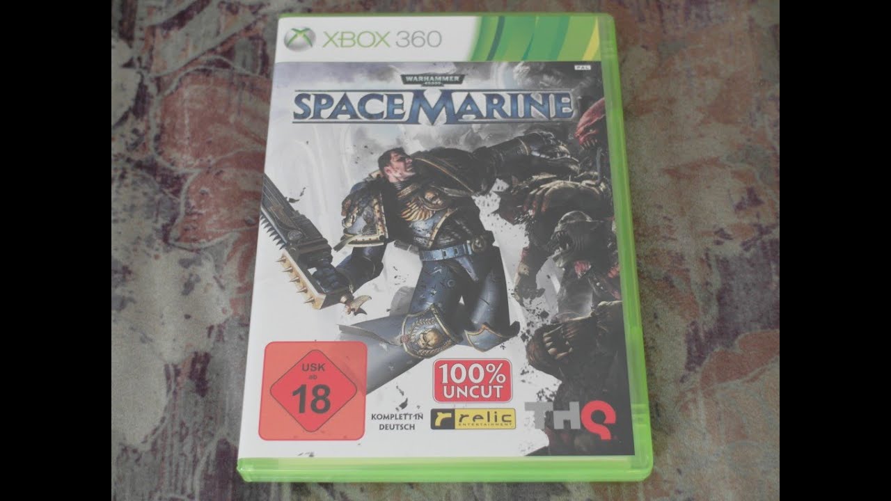 Unboxing - Space Marine (Xbox 360) - YouTube