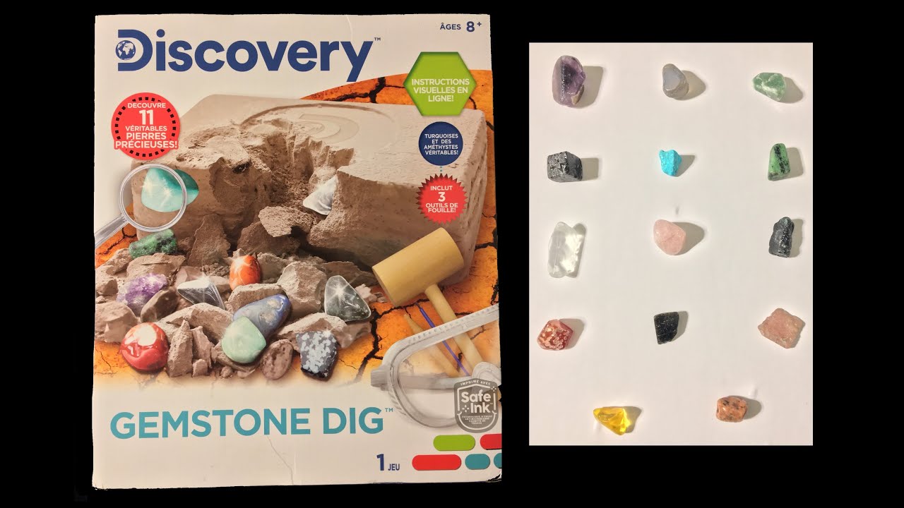 UNBOXING! Discovery - Gemstone Dig Kit - YouTube
