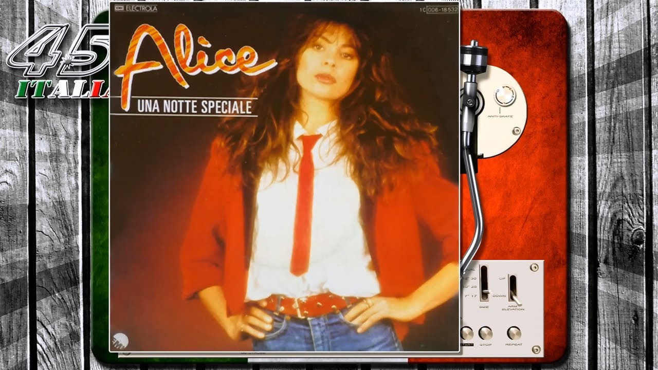 Alice - Una Notte Speciale ♫ [1981] - YouTube
