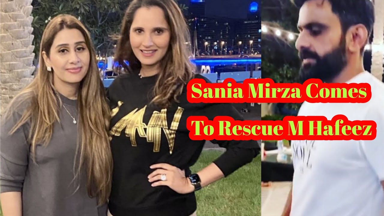 Sania Mirza Comes To Rescue M Hafeez On Nazia Hafeez Birthday / Pak VS ...