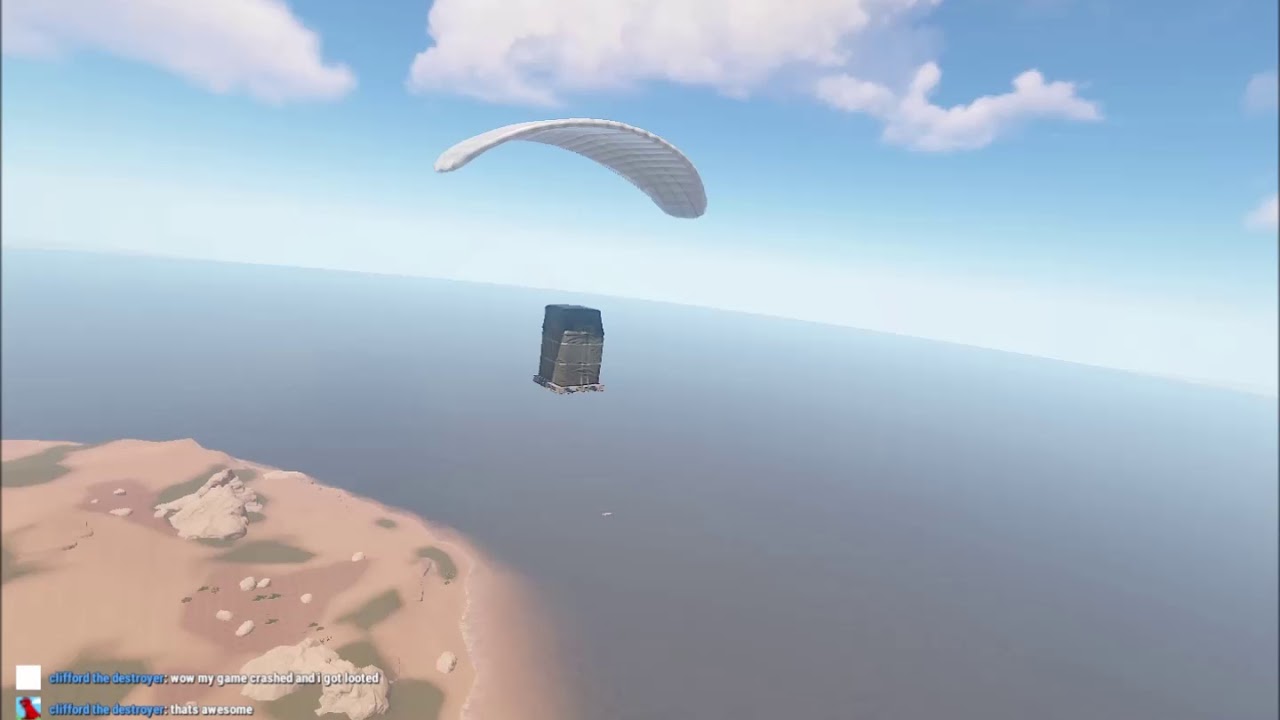 Mini-chopper Rust thugs snag airdrop - YouTube