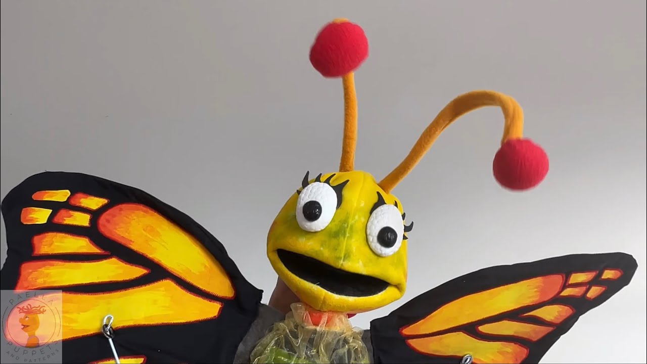 Timelapse video: The Making of Delight, a butterfly puppet with ...