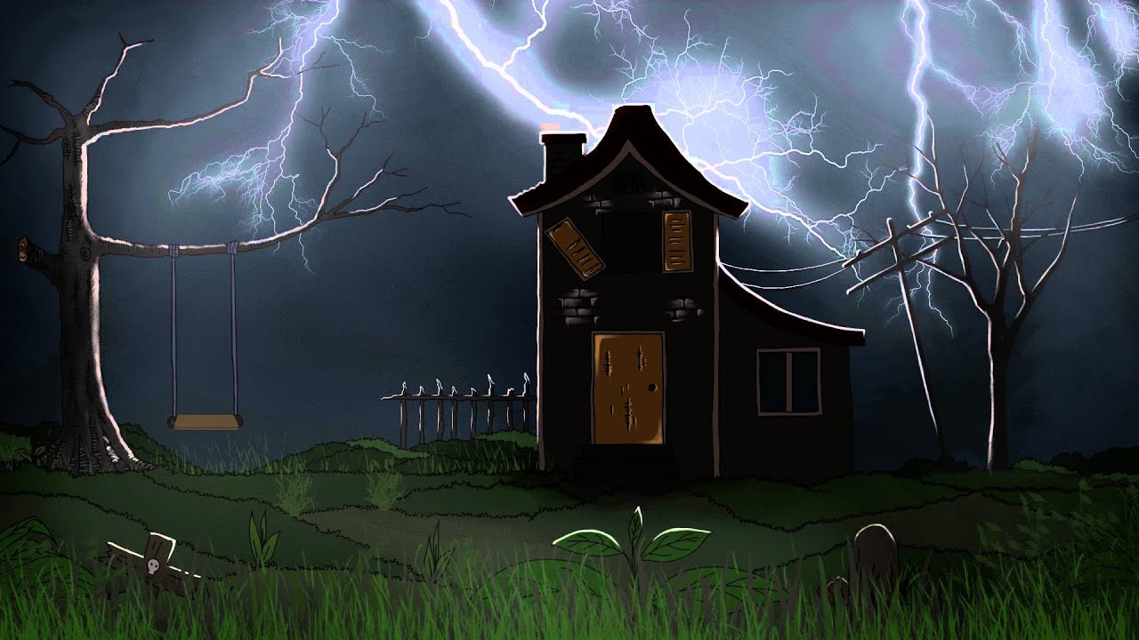 2D Animation with Thunder Lightning Effects - YouTube