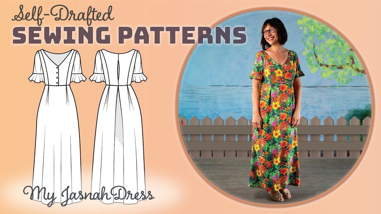How I Drafted My Jasnah Dress Pattern (Step-by-Step) - YouTube