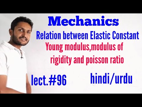 Relation between elastic constant। part-2 - YouTube