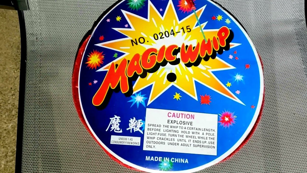 Magic Whip!- Red Latern Fireworks - YouTube