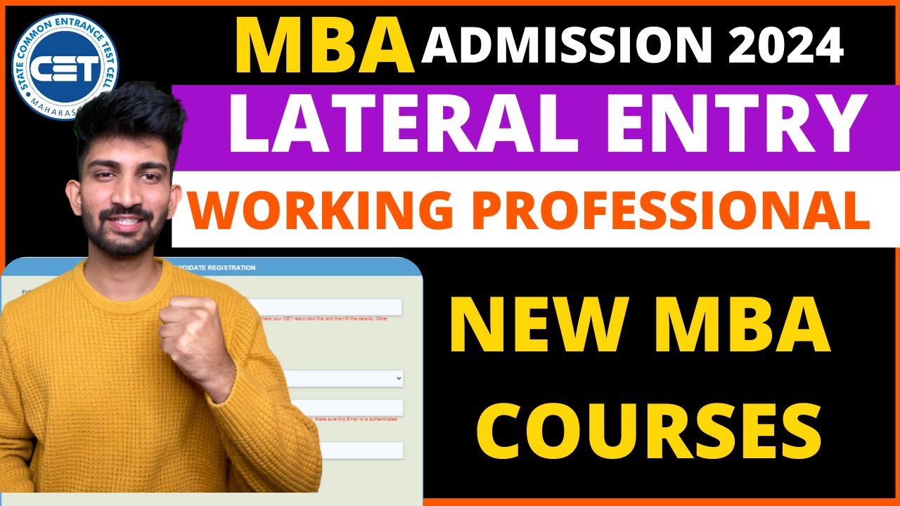 MBA Lateral Entry Admission Updates 2024 | MBA Working Professional ...