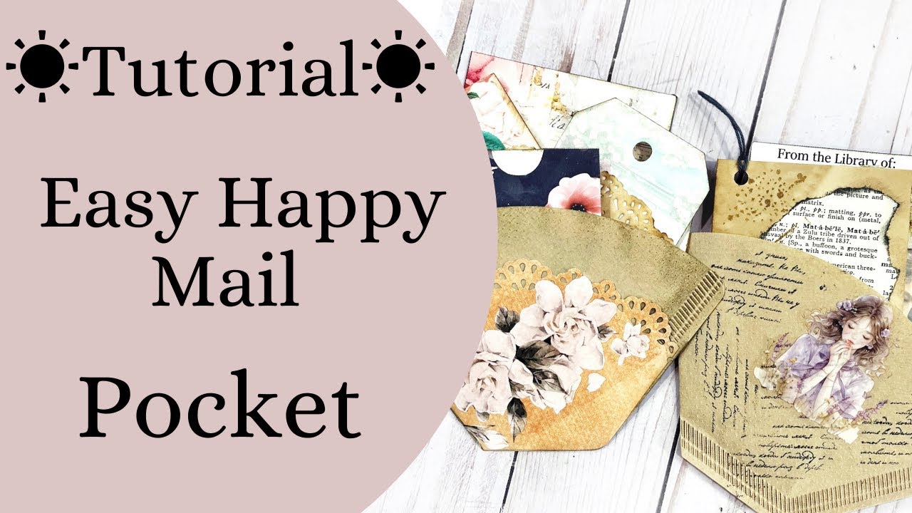 *Tutorial* Easy Flat Mail Pocket - YouTube
