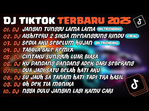 DJ TIKTOK TERBARU 2025🎵DJ JANGAN TUNGGU LAMA LAMA🎵DJ AISHITERU 2 ~ SIKSA MENANGGUNG RINDU🎵FULL ALBUM