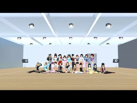 DANCE COVER PLAY:AI 'GENIE X CATCH ME IF YOU CAN GIRLS' GENERATION'||VERSION SAKURA SCHOOL SIMULATOR