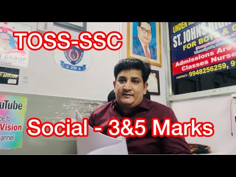 TOSS- 10th-SOCIAL-213- 3&5 MARKS QUESTIONS - YouTube