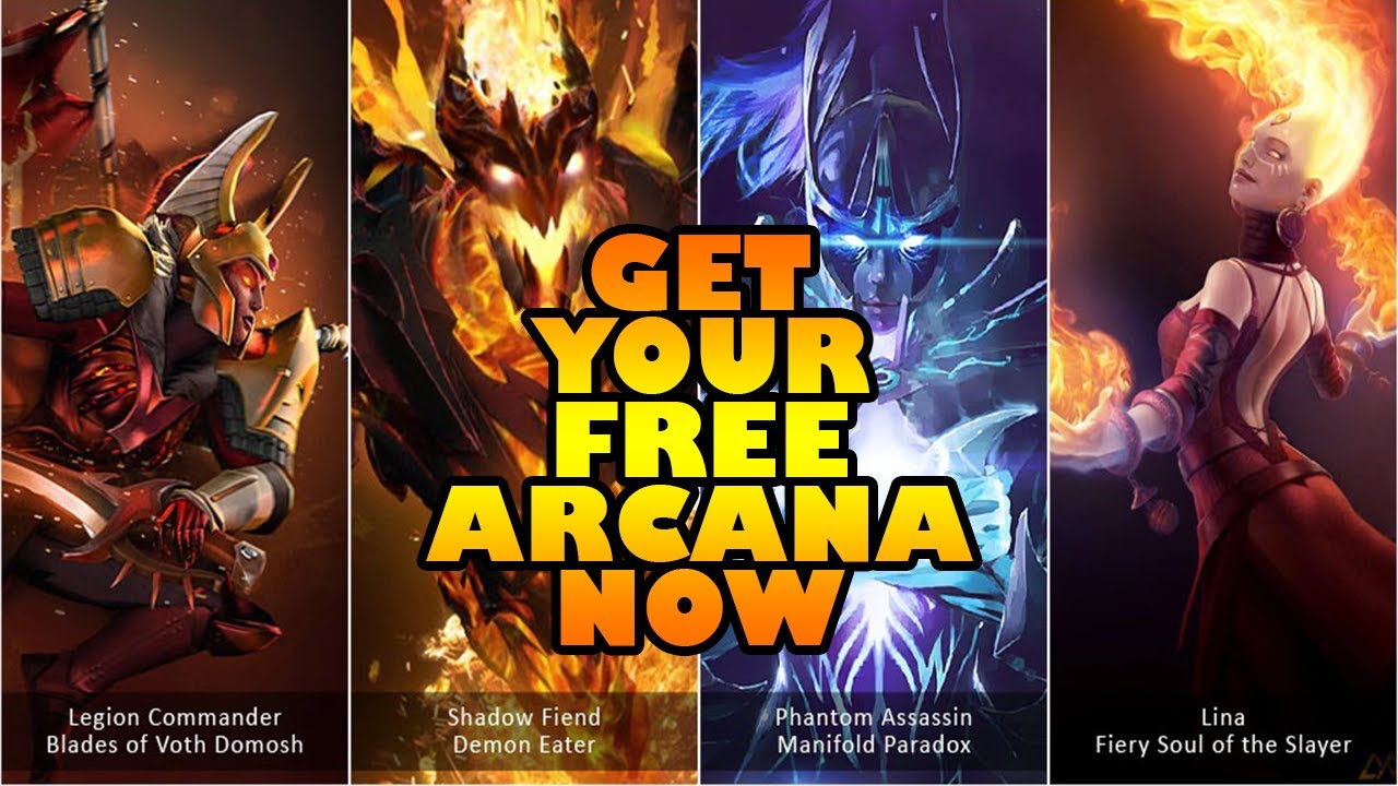 HOW TO GET FREE ARCANA IN DOTA2 | DOTA 2 ARCANA 2020 | ARCANA FOR FREE ...