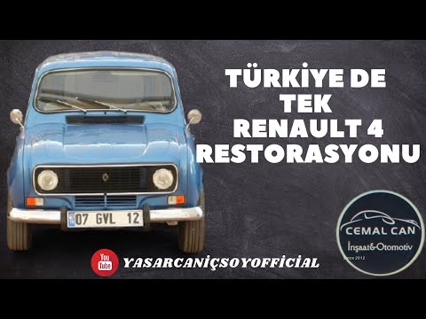 1981 Renault 4 Restorasyon Türkiye de Tek