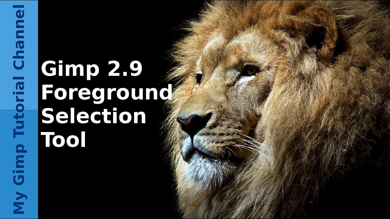 How To Work With The Forground Selection Tool In Gimp 2 9 YouTube How To Work With The Forground Selection Tool In Gimp 2 9 YouTube