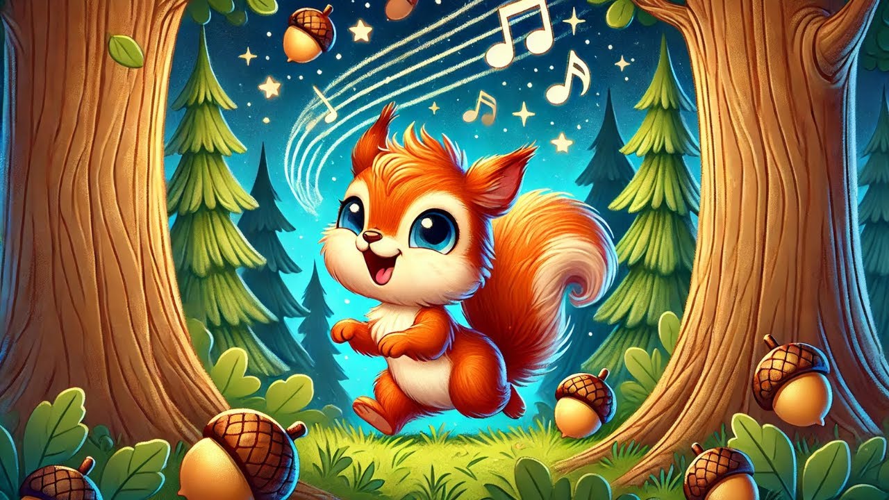 🐿️ Cozy Squirrel Lullabies | Soothing Bedtime Music for Babies ...