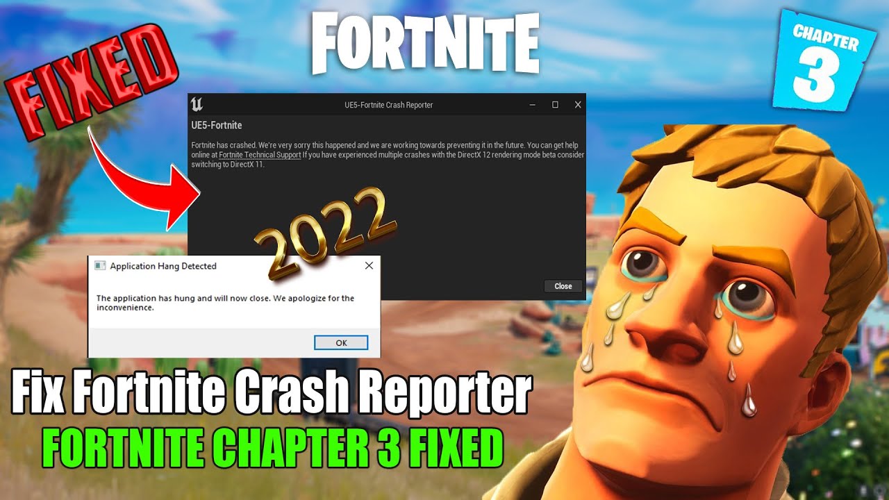 How To Fix UE5-Fortnite Crashing | UE5- Fortntie Crash Reporter ...