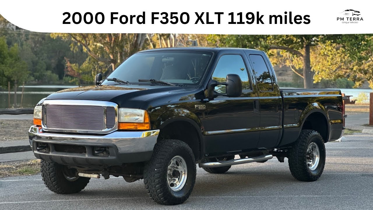 2000 FORD F-350 SUPER DUTY XLT 119k miles exterior and interior - YouTube