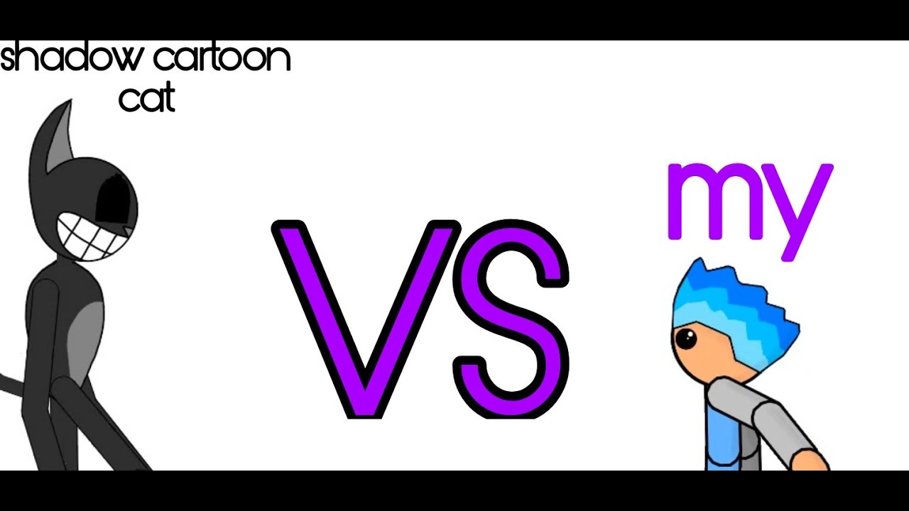 My vs shadow cartoon cat|dc2 - YouTube