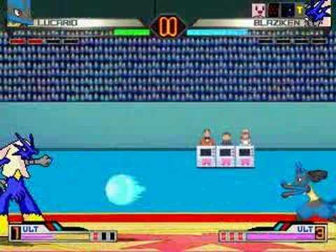 Lucario Vs Various Pokemon(Mugen) - YouTube