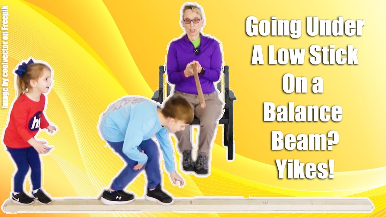 Balance Beam Walking Under Progressively Lower: Pediatric Exercises for ...