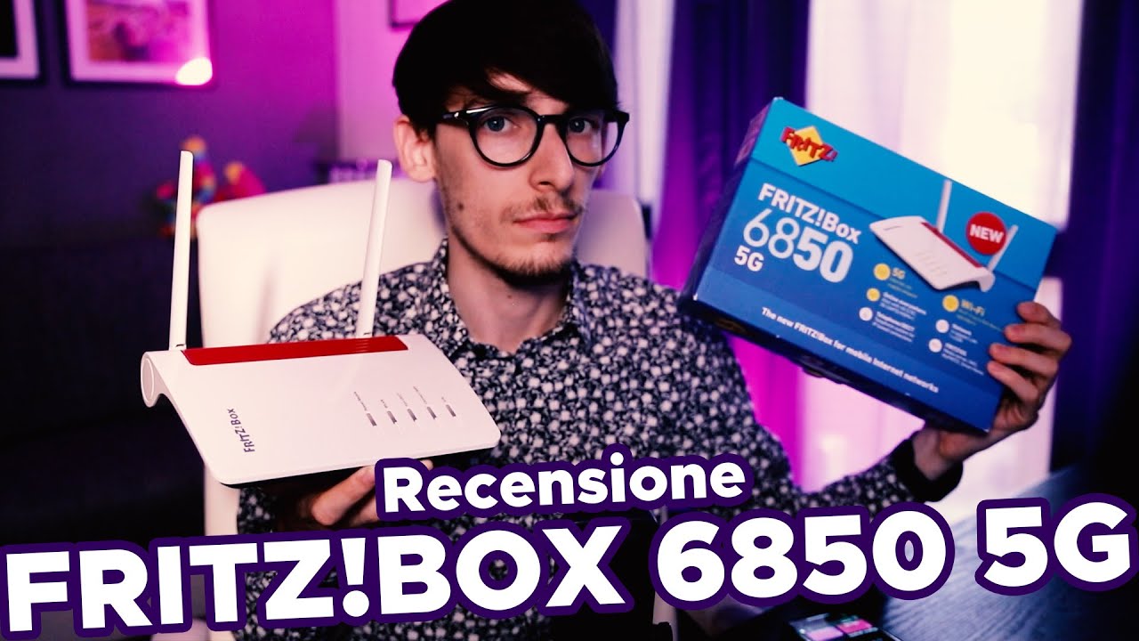 FRITZ!BOX 6850 5G - INTERNET VELOCE SENZA LA FIBRA! Unboxing ...