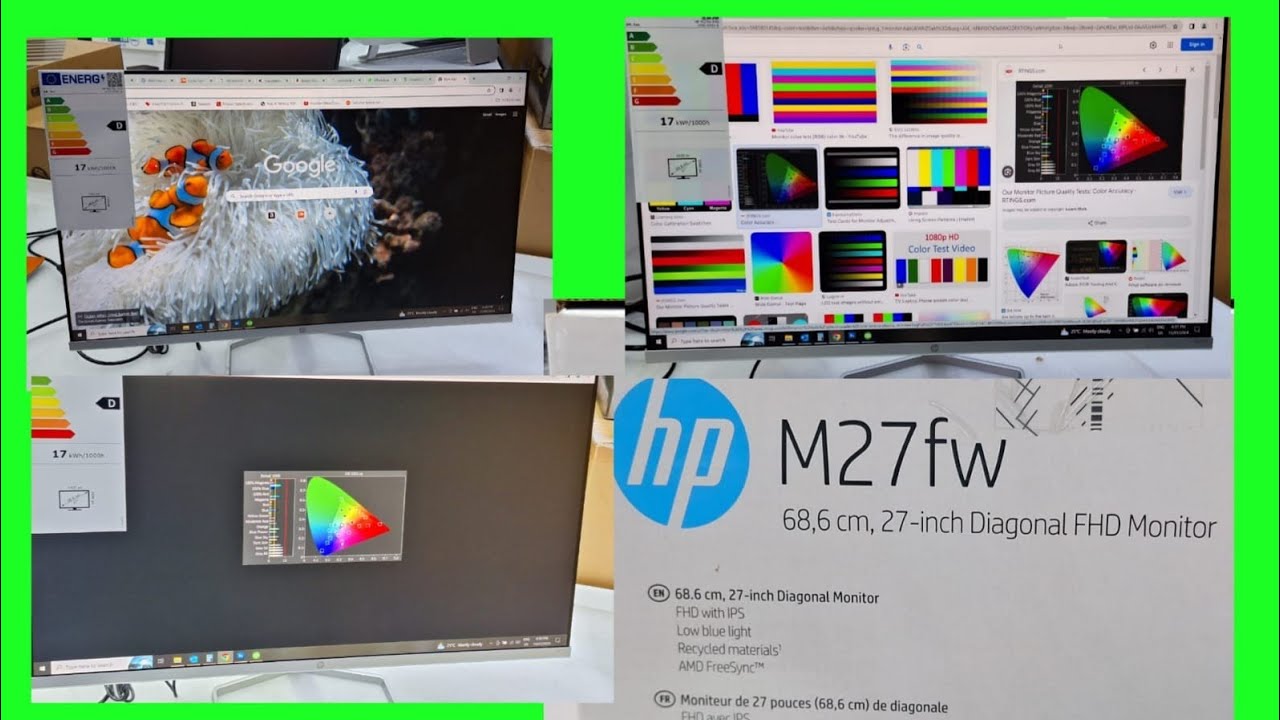 HP m27fw monitor unboxing & Testing || 2H1A4AS - YouTube