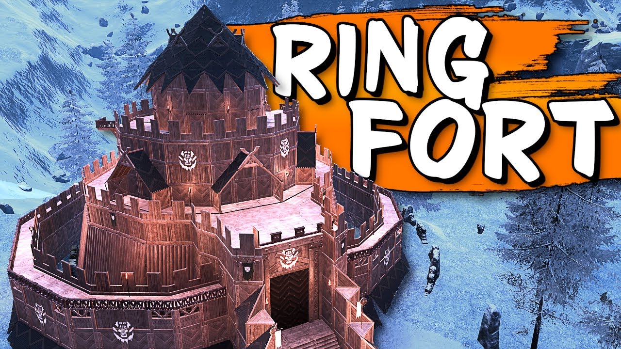 Conan Exiles: Aesir Ring Fort PvE Base (Speed Build) - YouTube