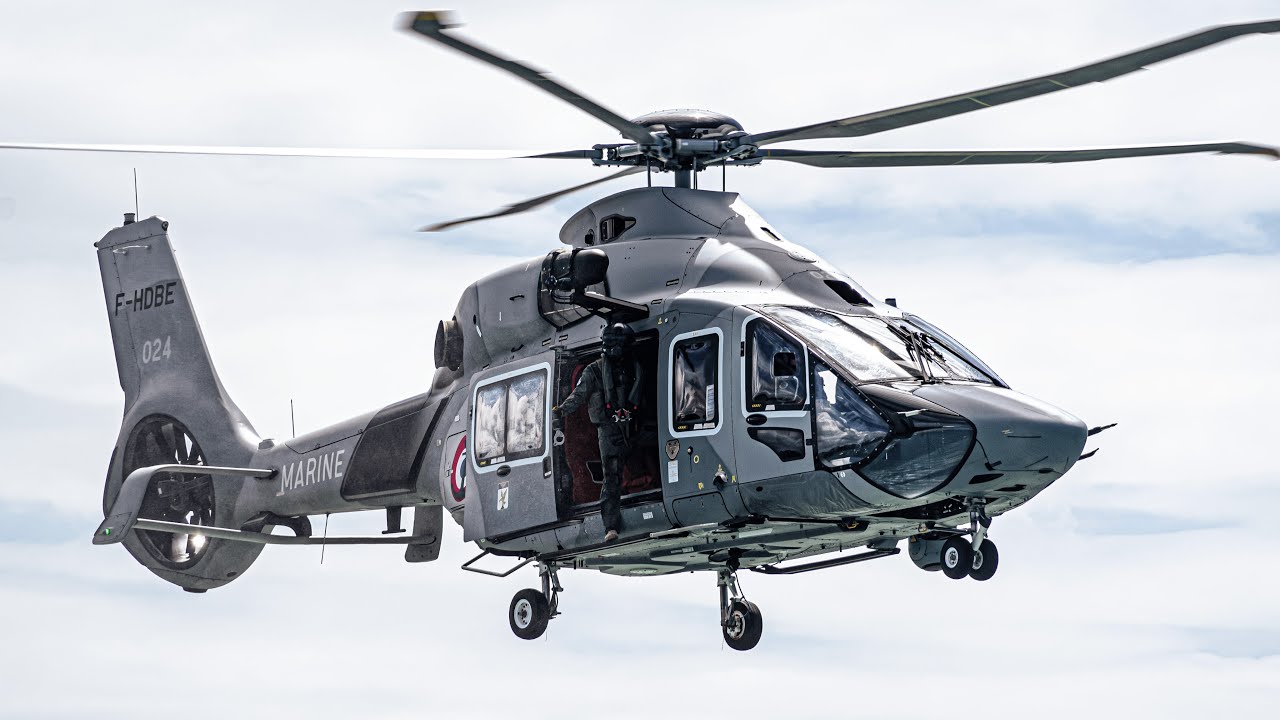 French Navy H160 - Search & Rescue Demonstration - YouTube
