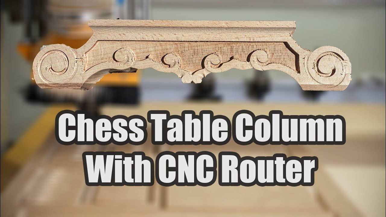 How to make Chess Table Column with CNC Machine | CNC Wood Carving ...