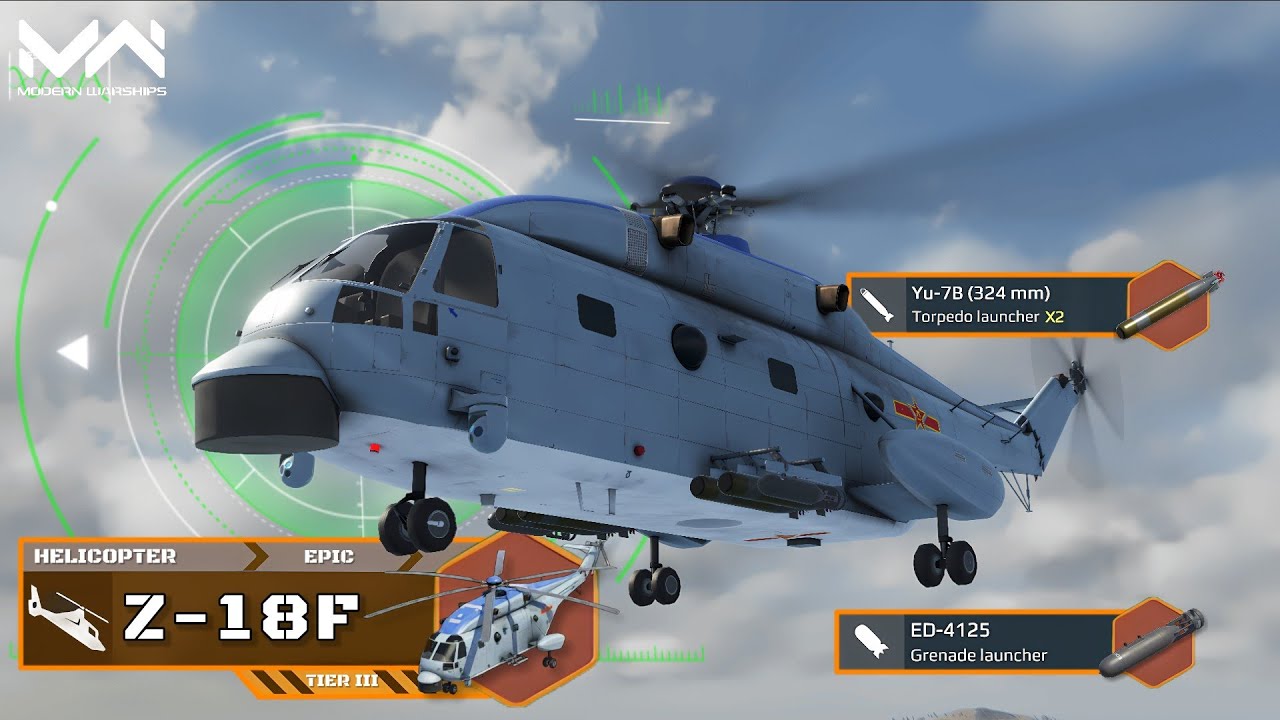 This Helicopter MELTS Submarines! Z-18F Review & Test | Modern Warships ...