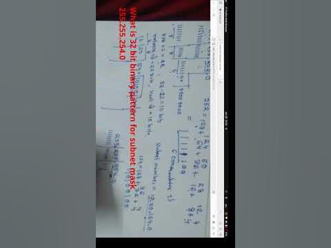 How to convert subnet mask represented in dotted decimal notation to 32 ...