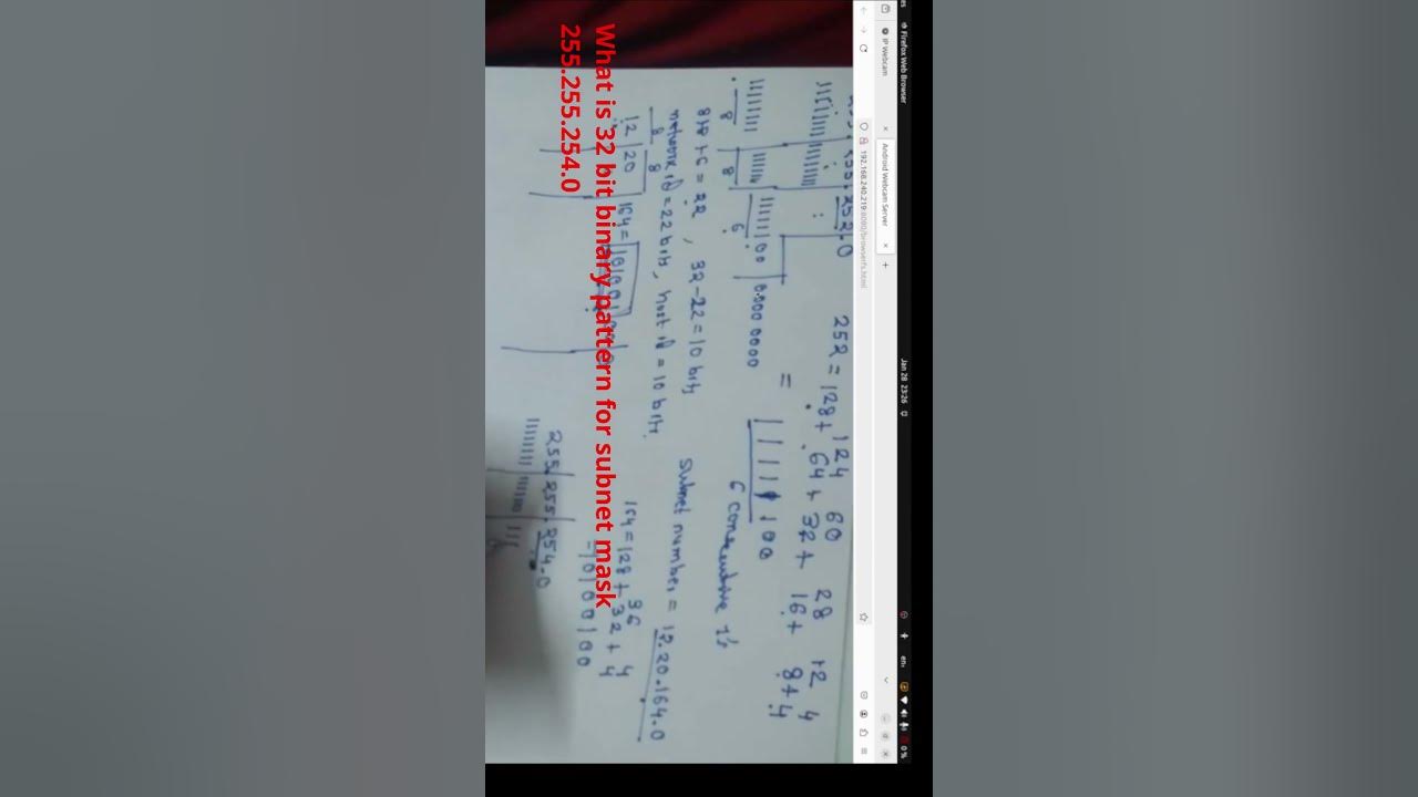 How to convert subnet mask represented in dotted decimal notation to 32 ...