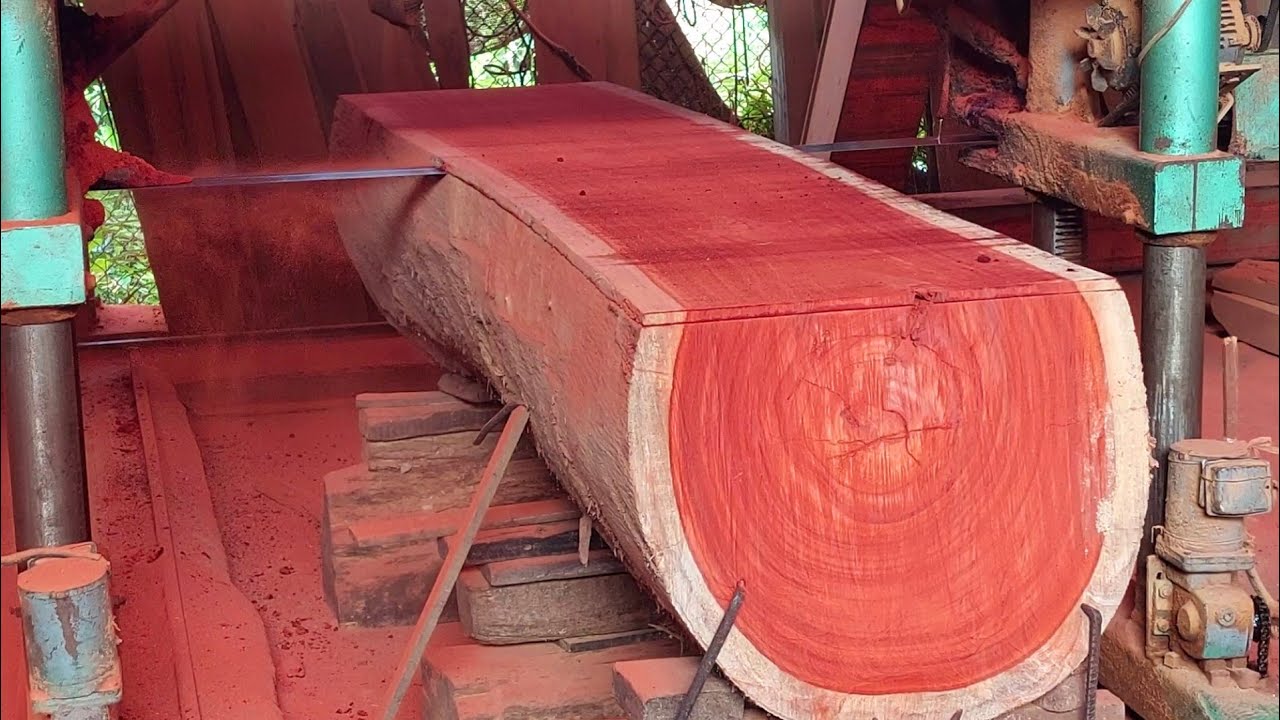 The Factory Processes Wood Continuously For Carpenters To Make ...