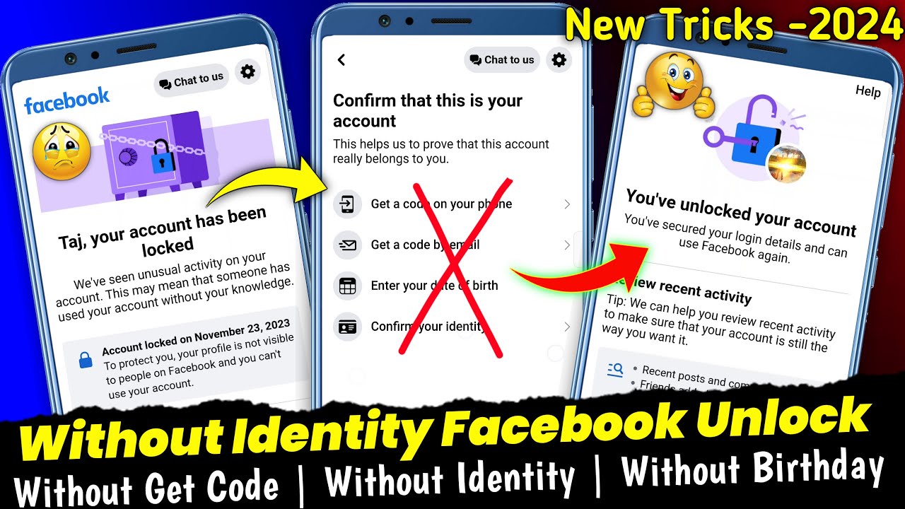 Facebook your account has been locked get started 2024 | Facebook ...