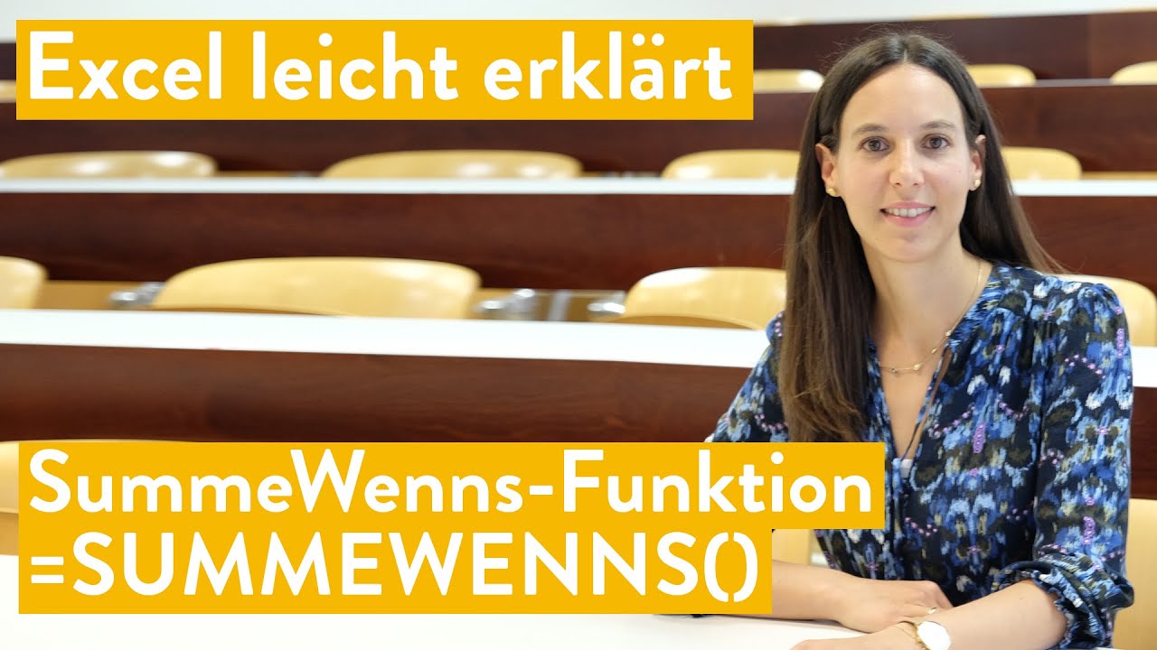 Excel einfach erklärt: SummeWenns-Funktion | =SUMMEWENNS() (2021) - YouTube