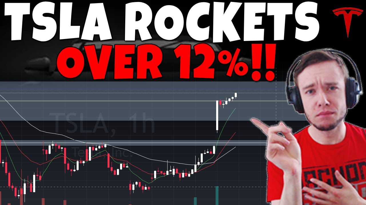 TESLA Stock - TSLA Rockets Over 12%! - YouTube