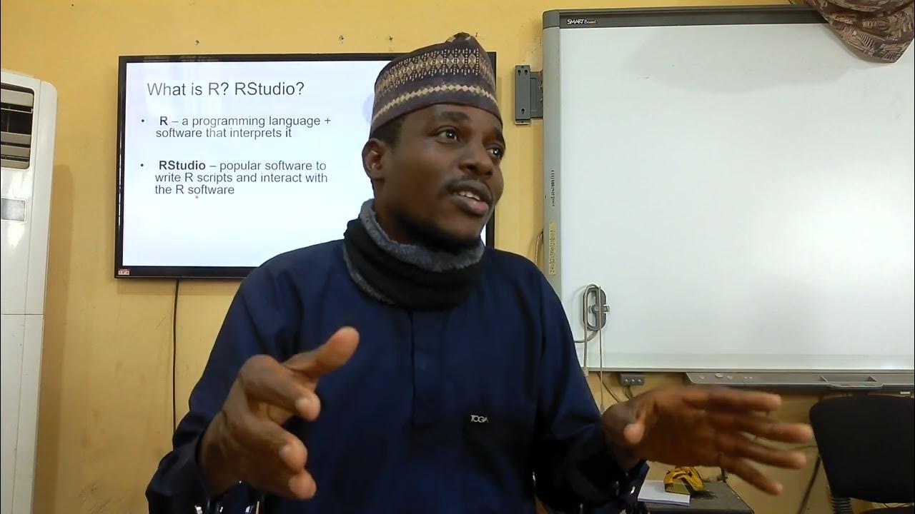 LISFN Computer Training on Data Analysis Using R programming. (Week 1 Day 1) installing R ...