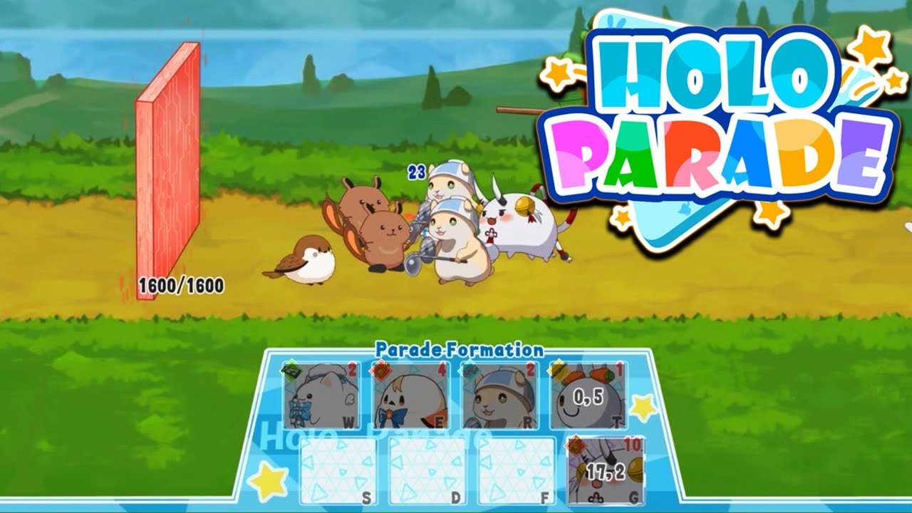 Join The Parade a Cute 2D Tower Defense Game! | HoloParade( ホロパレード ) #1 ...